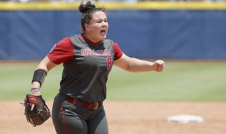 Paige Parker deals a pair of shutouts to keep OU's WCWS title hopes alive