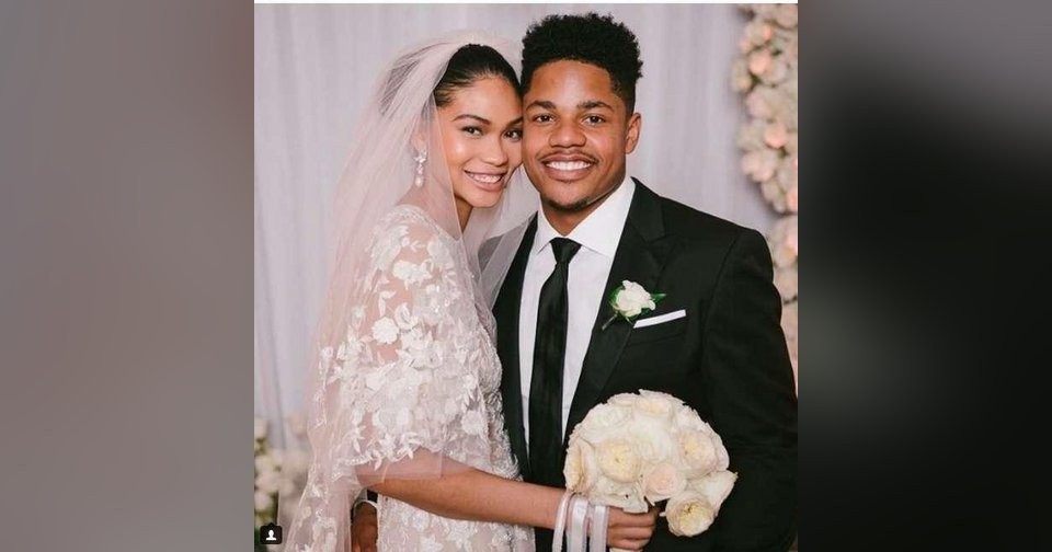 Former Sooner Sterling Shepard marries supermodel Chanel Iman
