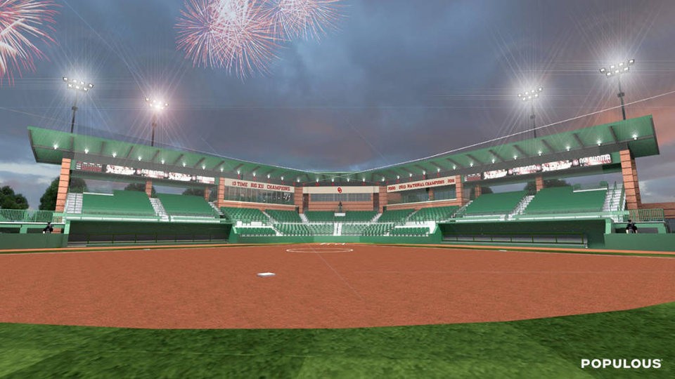 Master plan completed for OU baseball and softball facilities