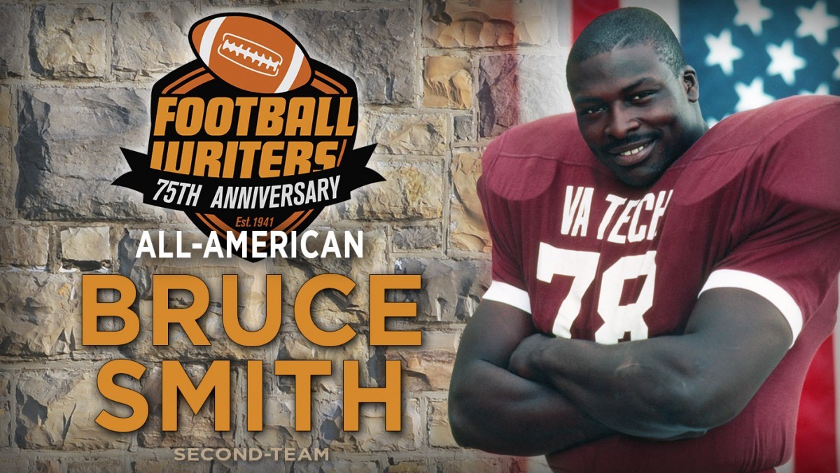 Former Tech great Bruce Smith named to 75th anniversary All-America Team