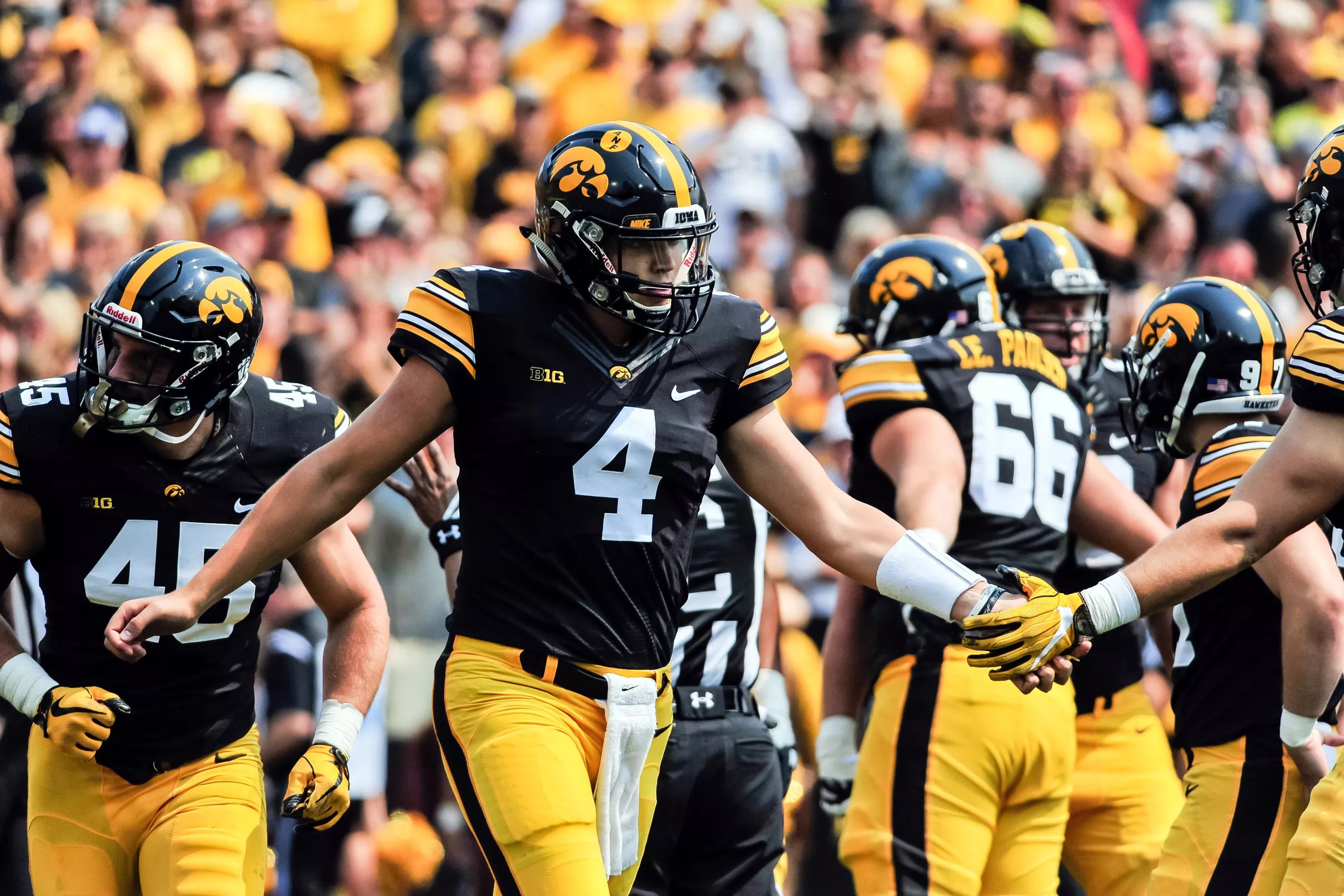 IOWA FOOTBALL EARNS THREE VOTES IN AP POLL