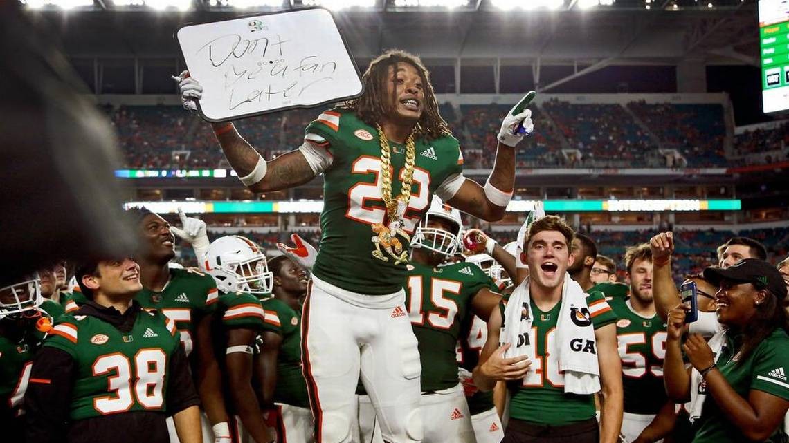The years have ‘gone by fast.’ Several Miami Hurricanes almost on the ...