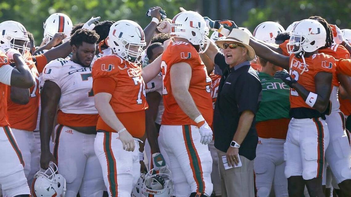 UM football gets some guys back Tuesday at practice | Miami Herald