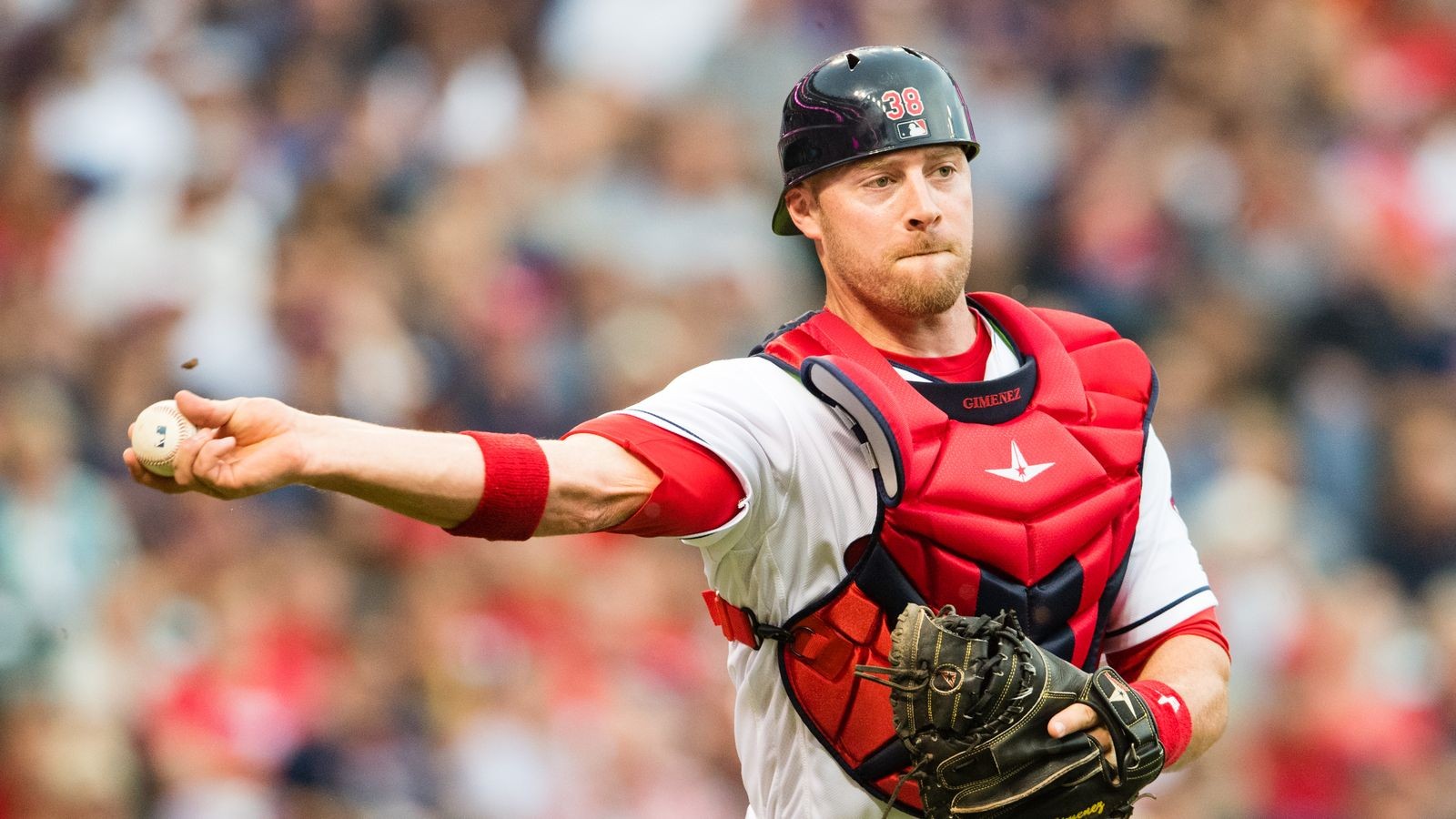 Catcher Chris Gimenez elects free agency