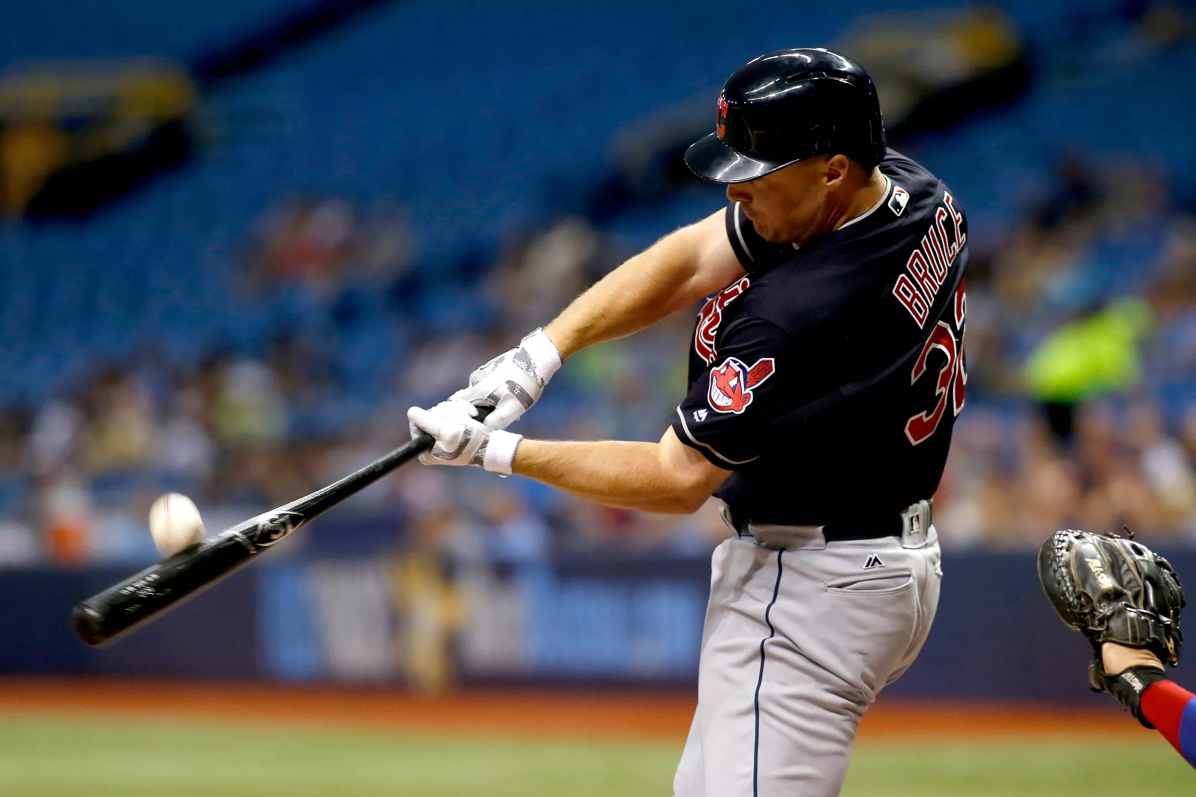 Jay Bruce’s numbers in Cleveland, in context