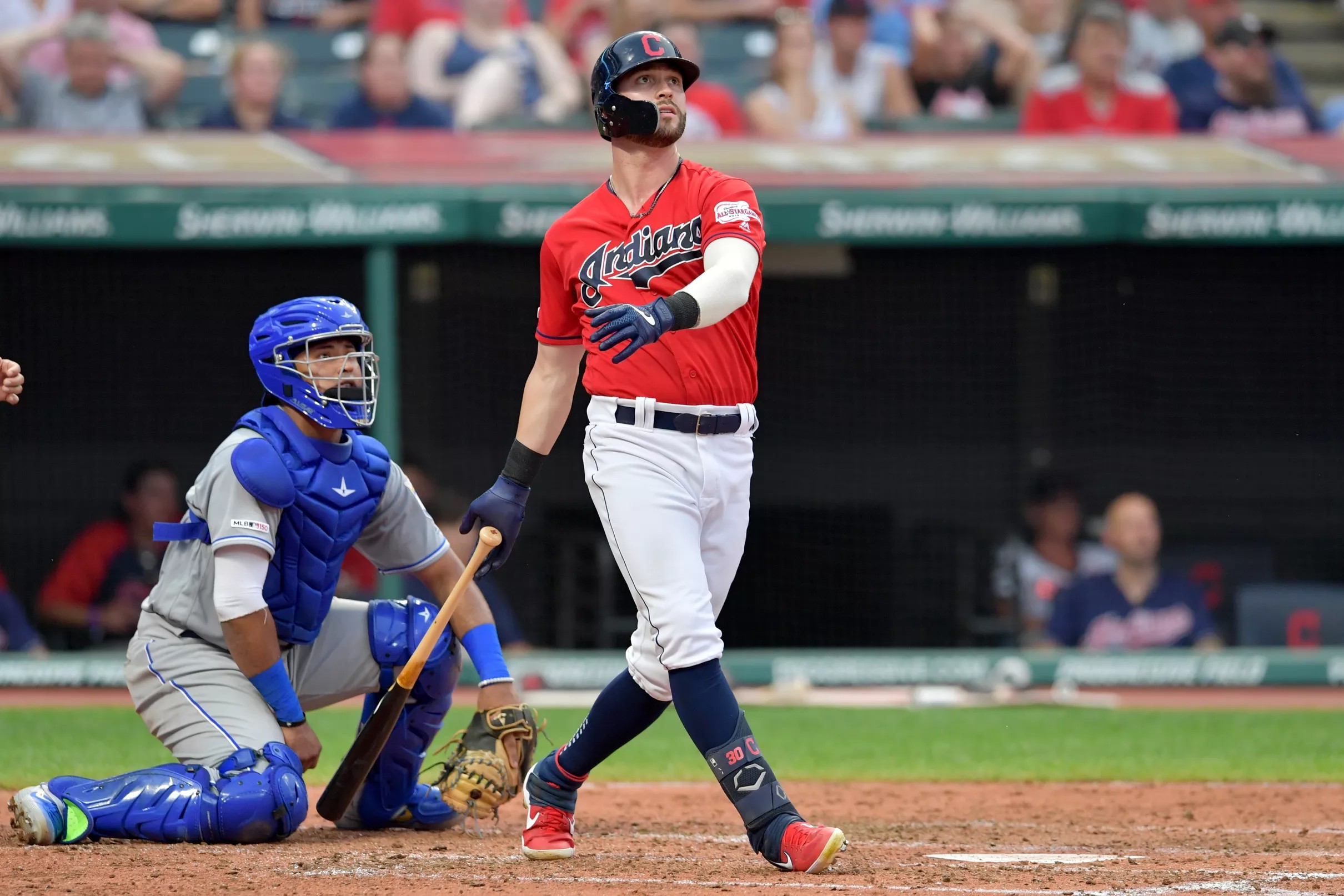 Tyler Naquin getting it done for the Tribe