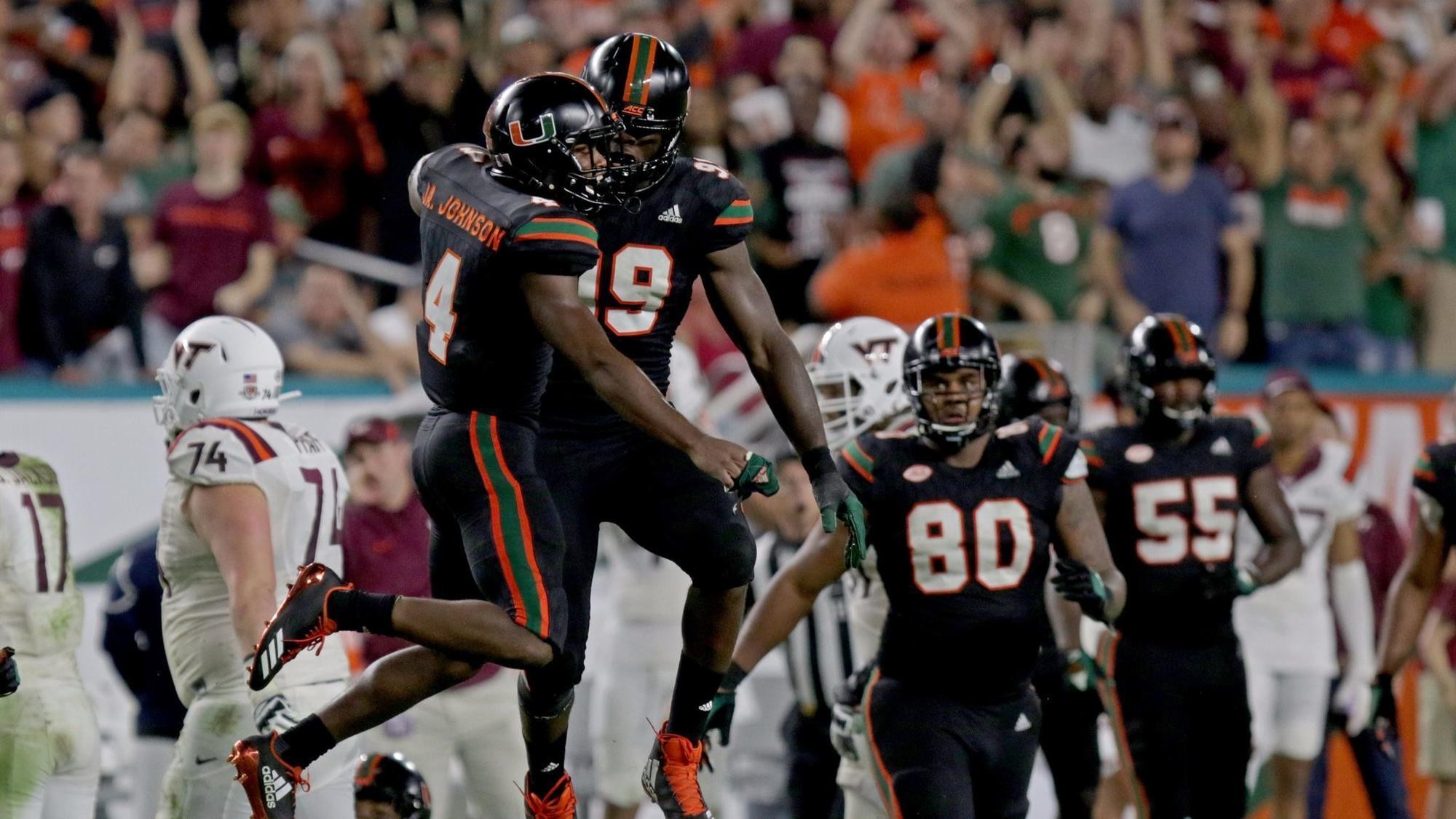 Hurricanes safety Jaquan Johnson earns ACC honor, Virginia kickoff set