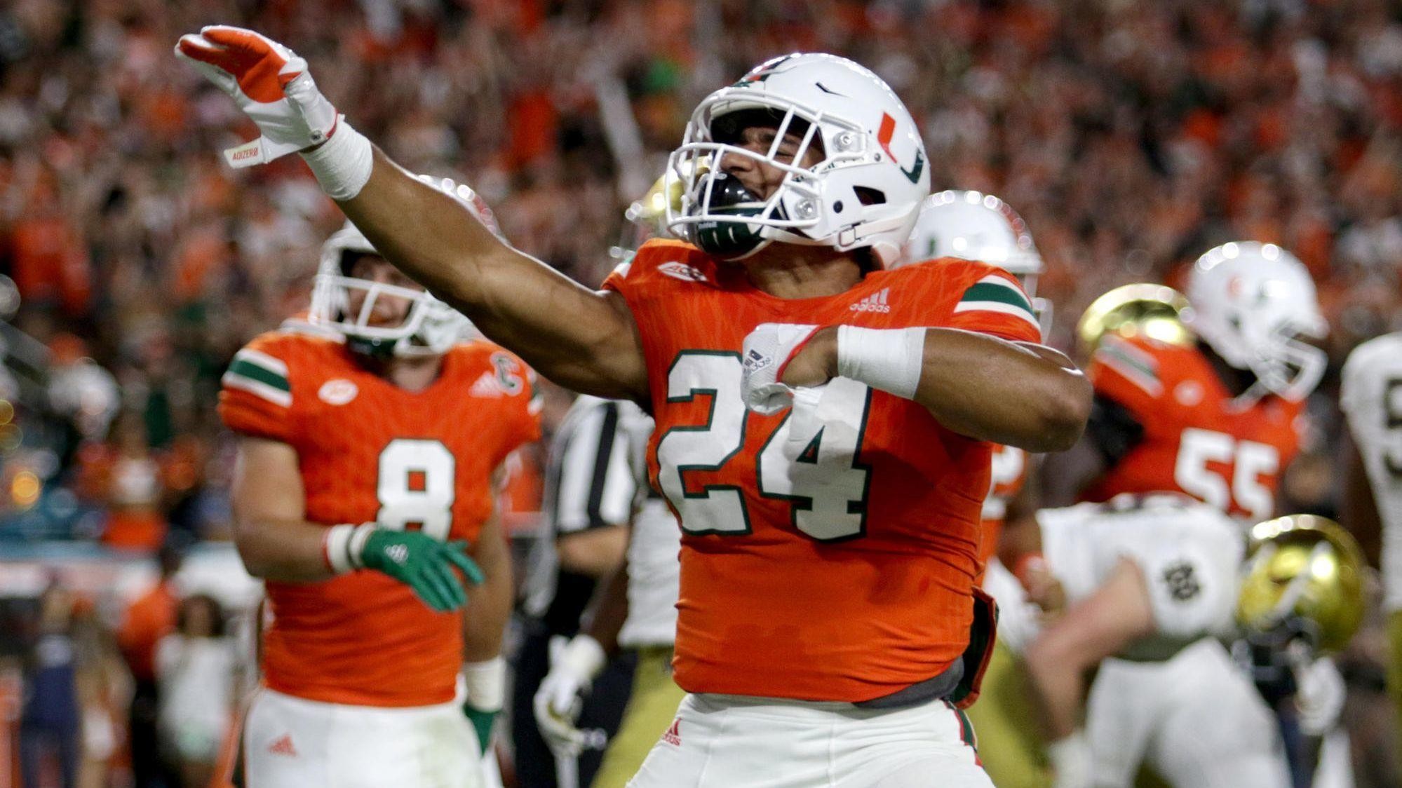 UM announces kickoff times for several Hurricanes football games