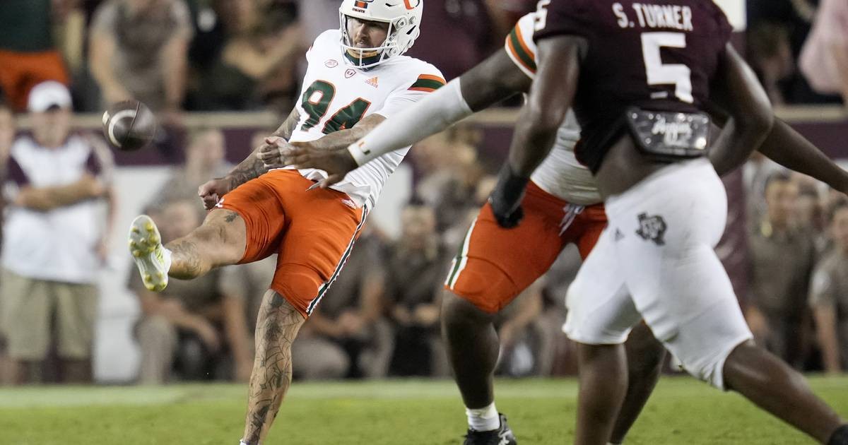 ‘Monster’ punter Lou Hedley set for last regular-season Hurricanes game
