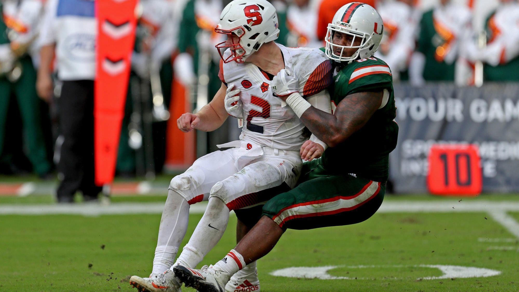 Chris Herndon, Mark Walton, RJ McIntosh head group of five Hurricanes ...