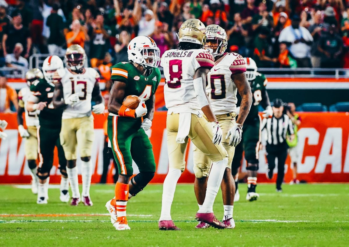 Miami defense asserts dominance in 27-10 win over Florida State