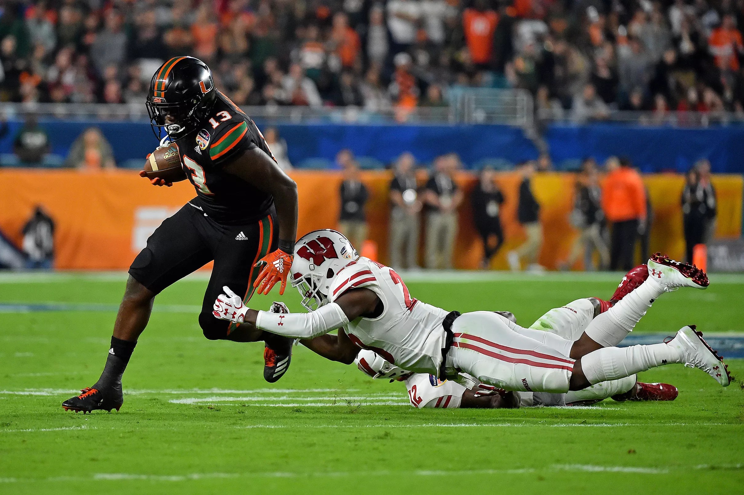 RECAP: Badgers tame Hurricanes, 34-24