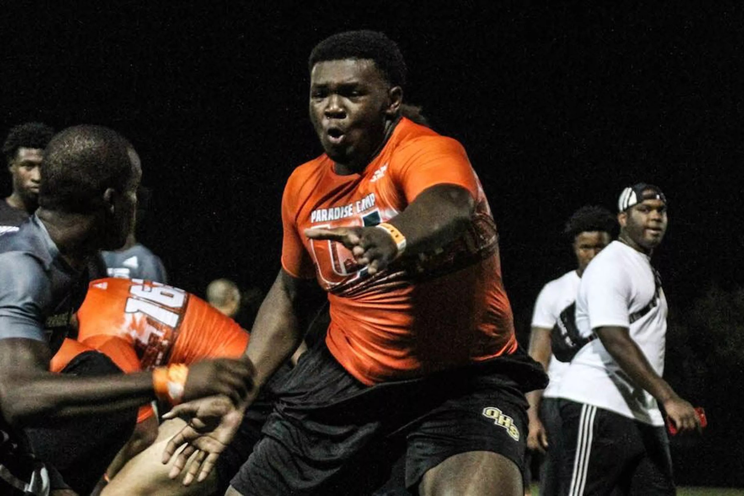 How would an offensive line class headlined by Jalen Rivers and Issiah ...