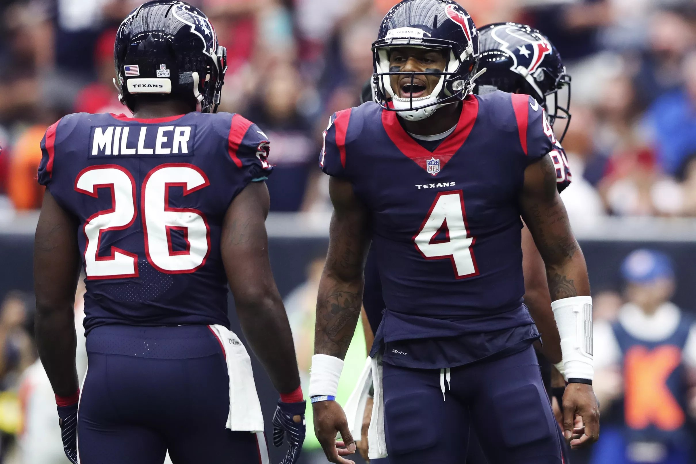 Lamar Miller and Jimmy Graham Shine