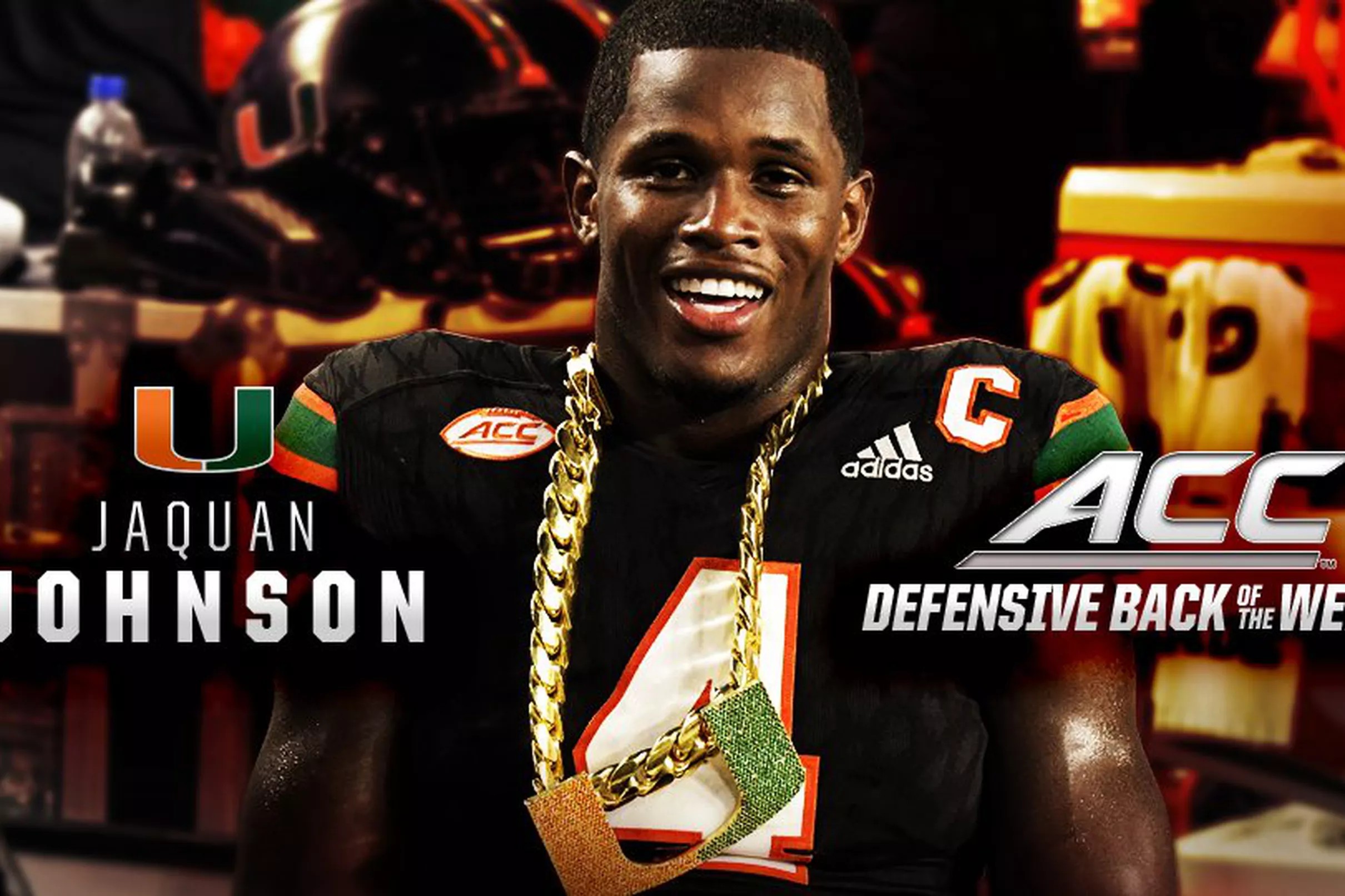Miami Hurricanes S Jaquan Johnson named ACC Defensive Back of the Week