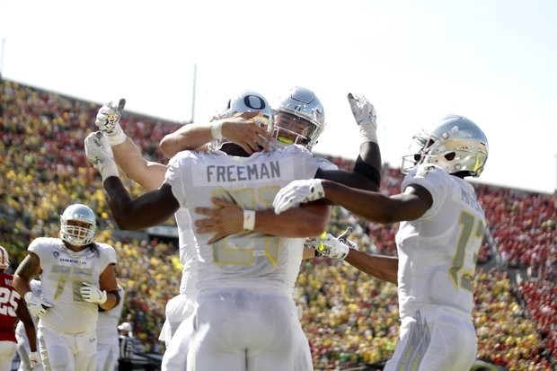 Oregon's Royce Freeman repaying coaches' confidence with big numbers