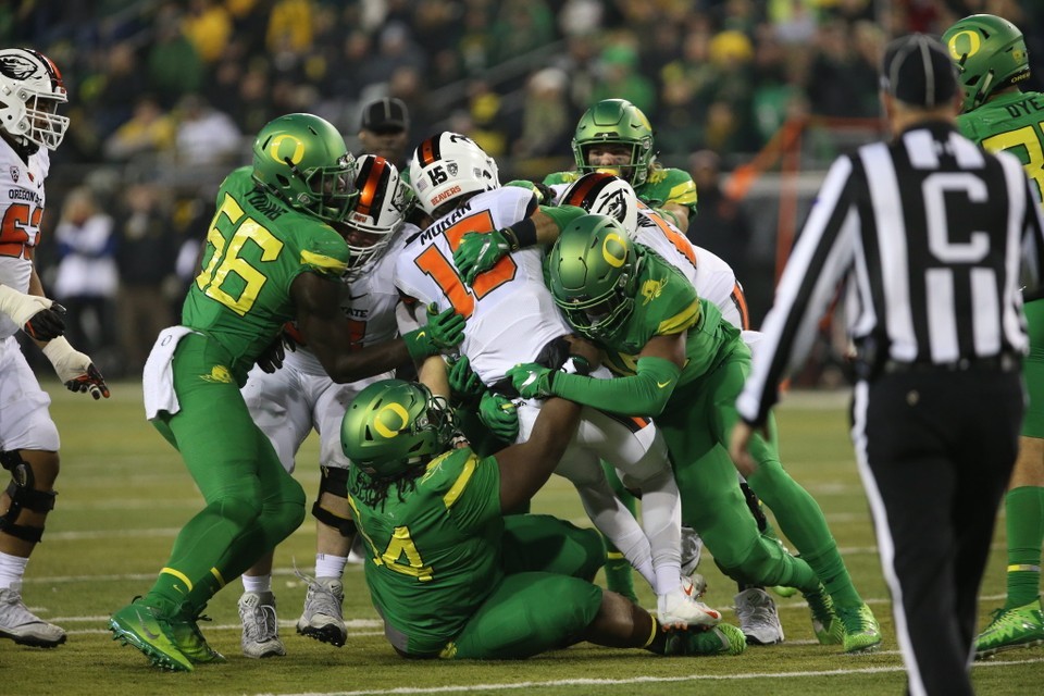 Oregon opens as 2-touchdown favorite over Oregon State in 2018 Civil War