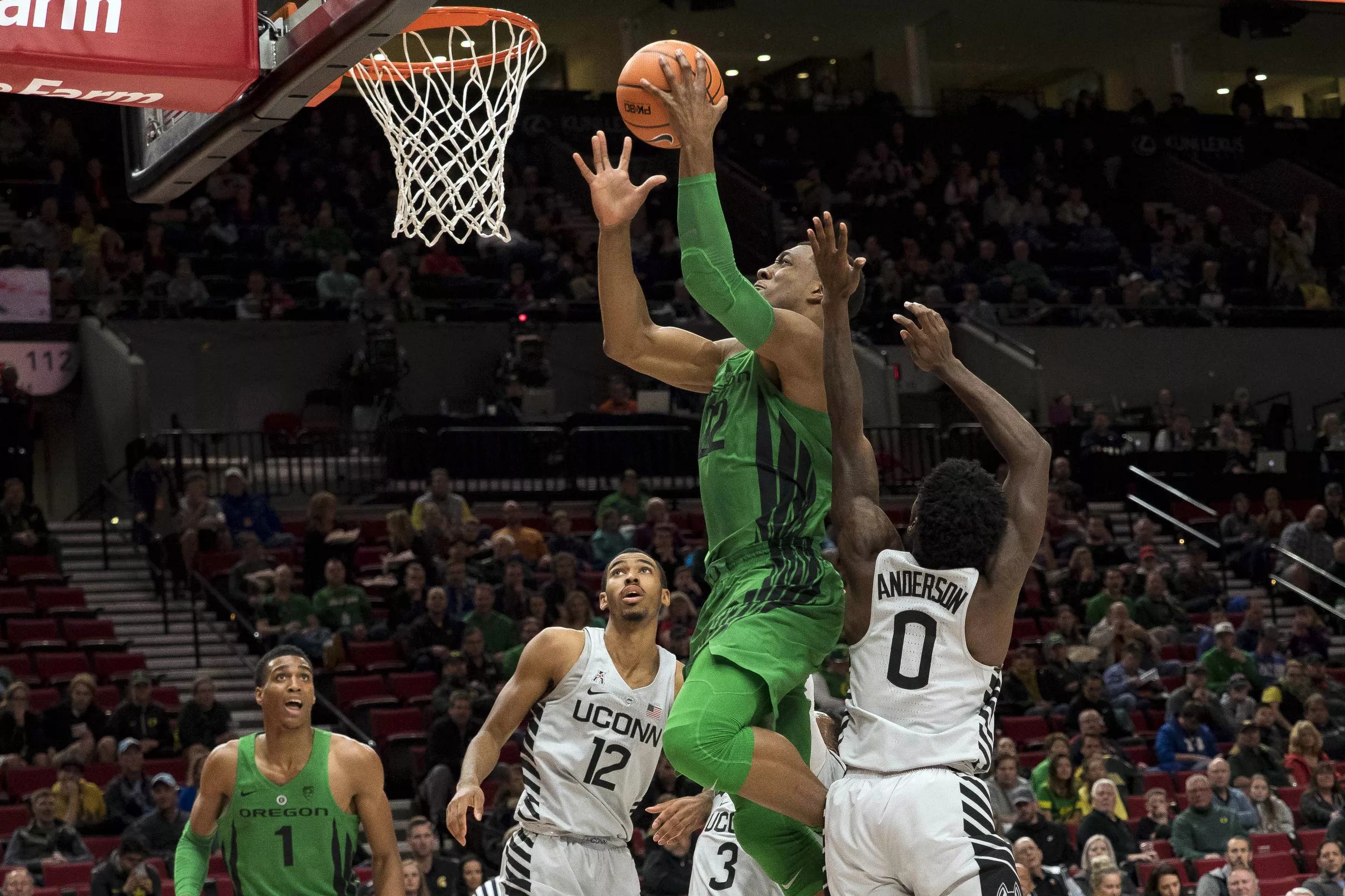 PK80 Game Recap: UConn prevails over Oregon 71-63, they combine to ...