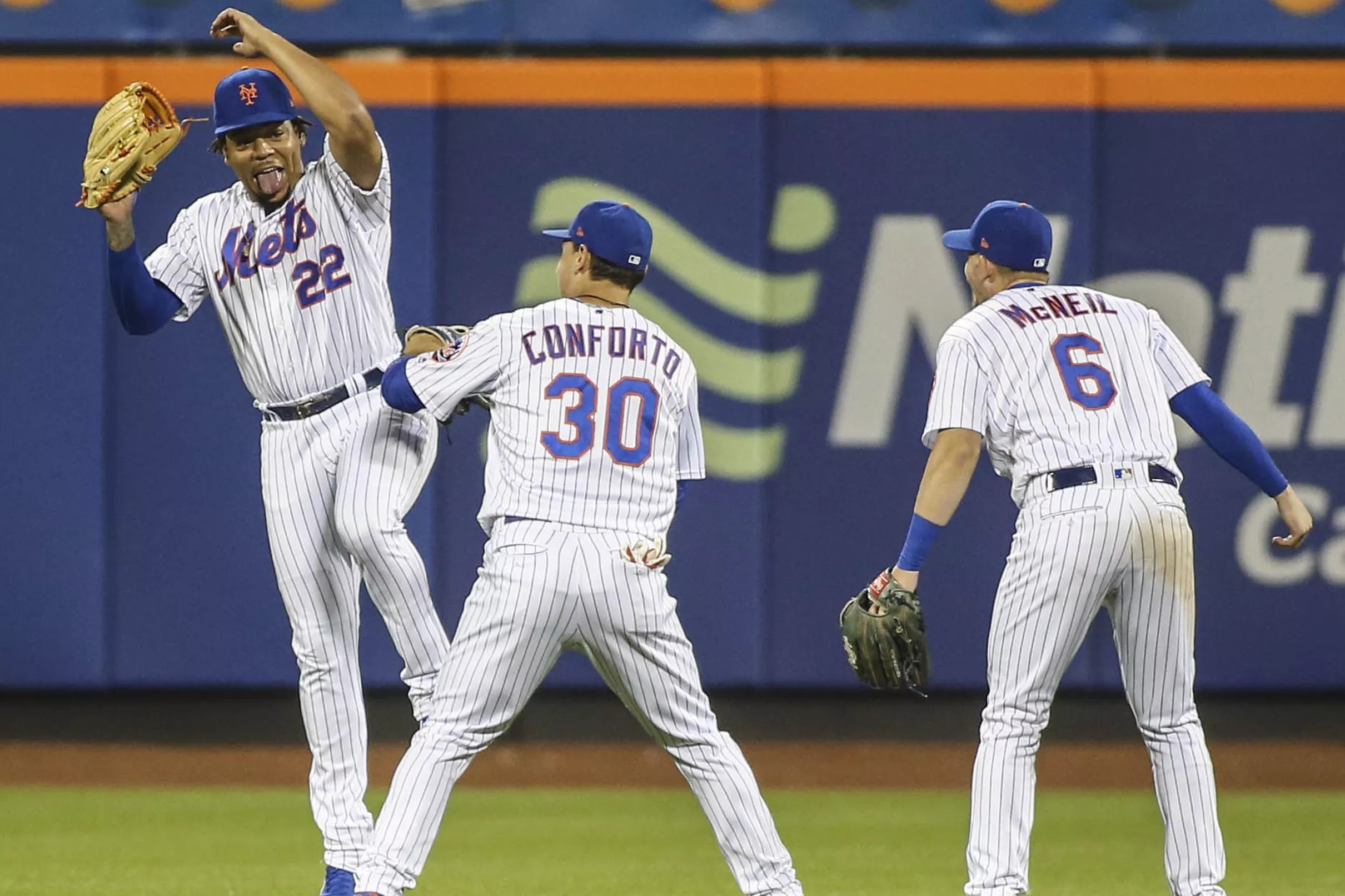The Mets’ outfield was a mixed bag in the first ‘half’