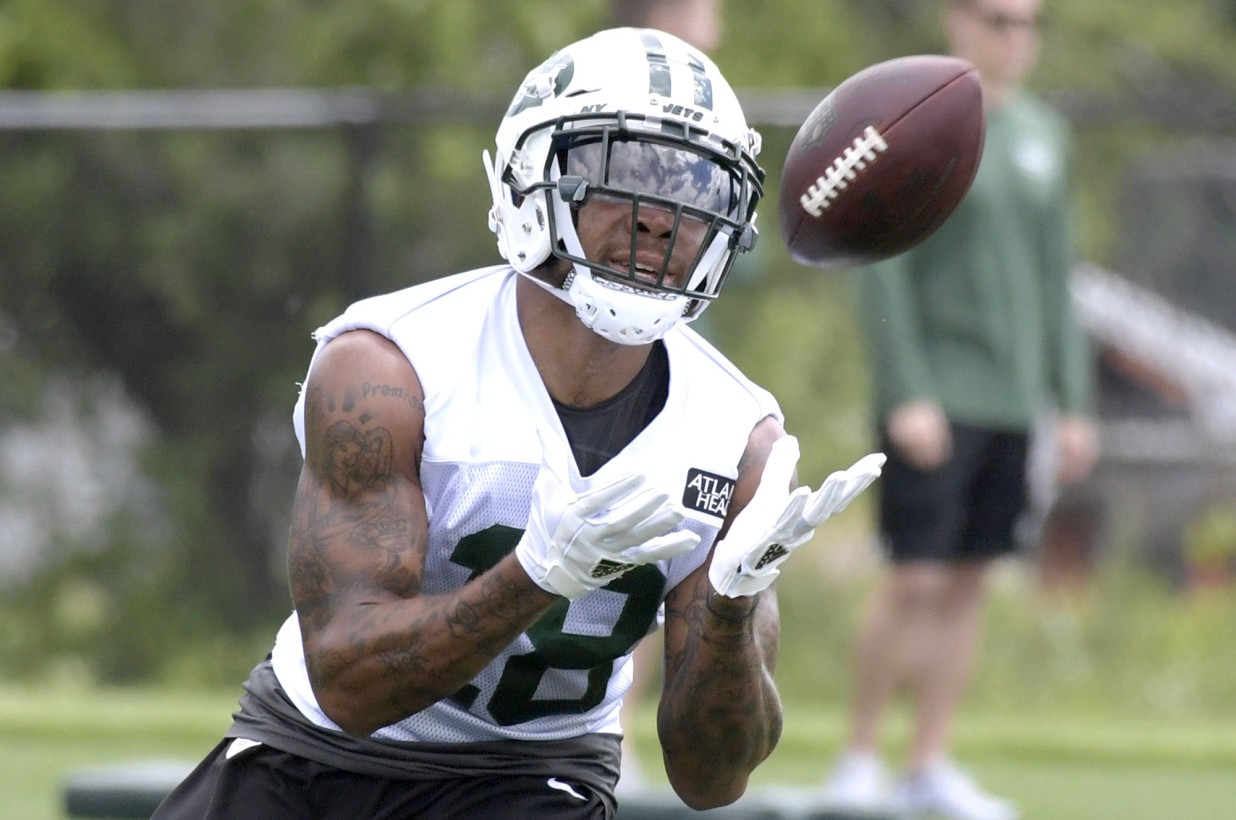 Jets receiver suspended two games over failed PED test