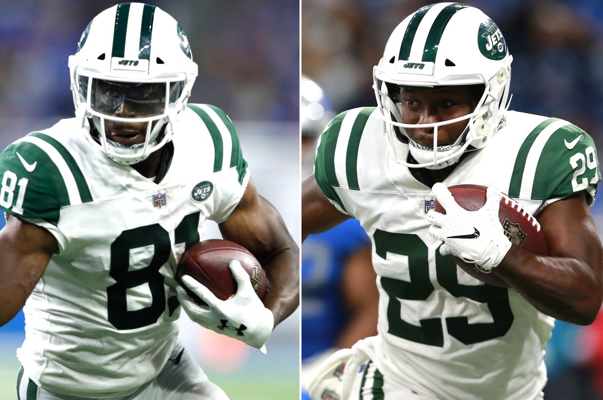 Jets embracing not having 1 go-to guy at receiver, running back