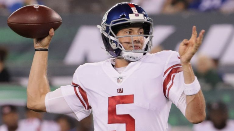 Jets sign ex-Giants QB Davis Webb to practice squad