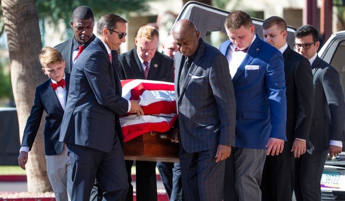 Hundreds from across the Cardinals, the NFL gather for Bill Bidwill funeral