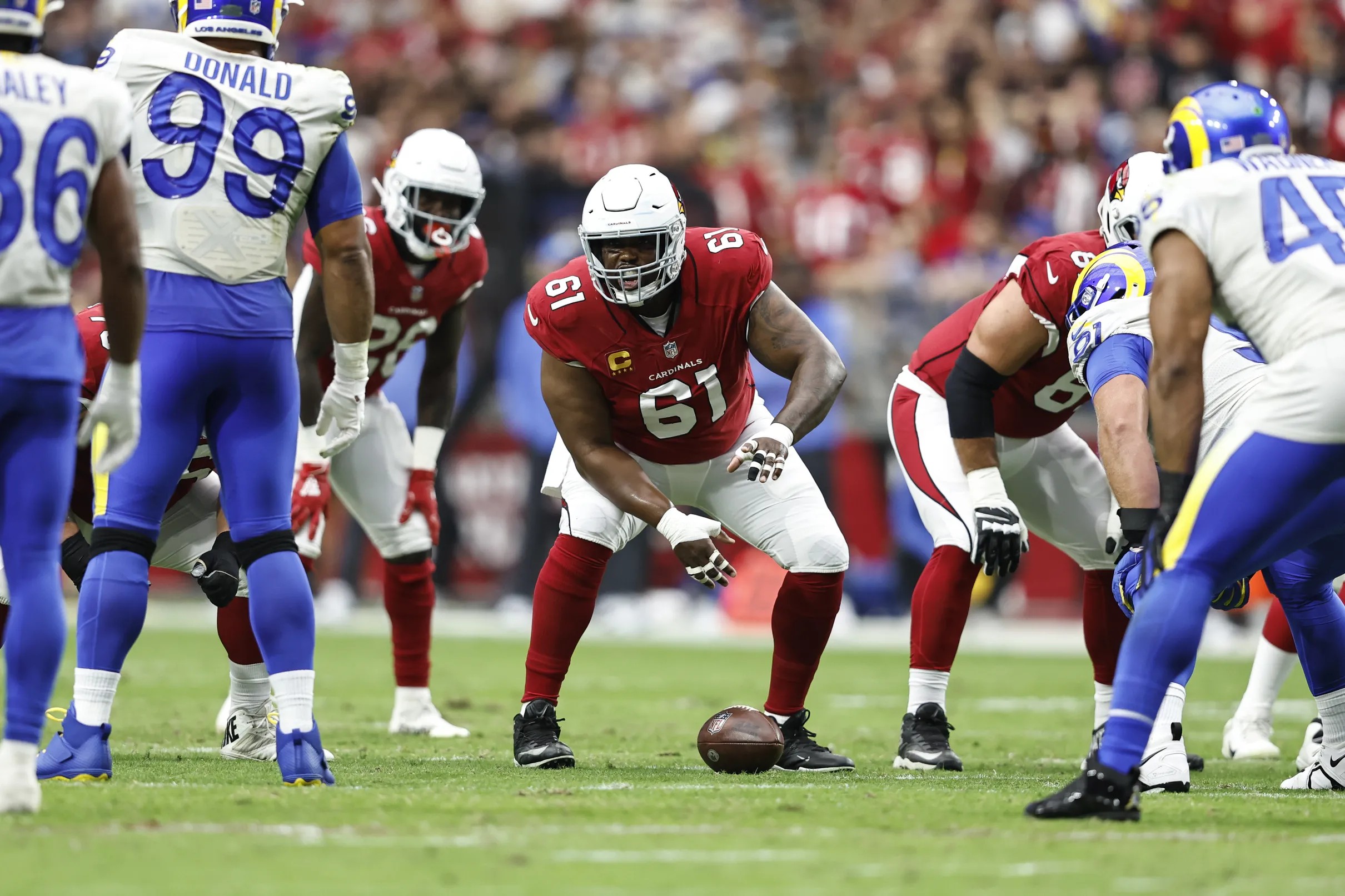 Cardinals place Rodney Hudson on injured reserve