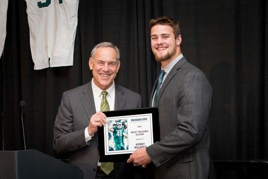 Michigan's Devin Bush Jr., MSU's Kenny Willekes earn All-America honors