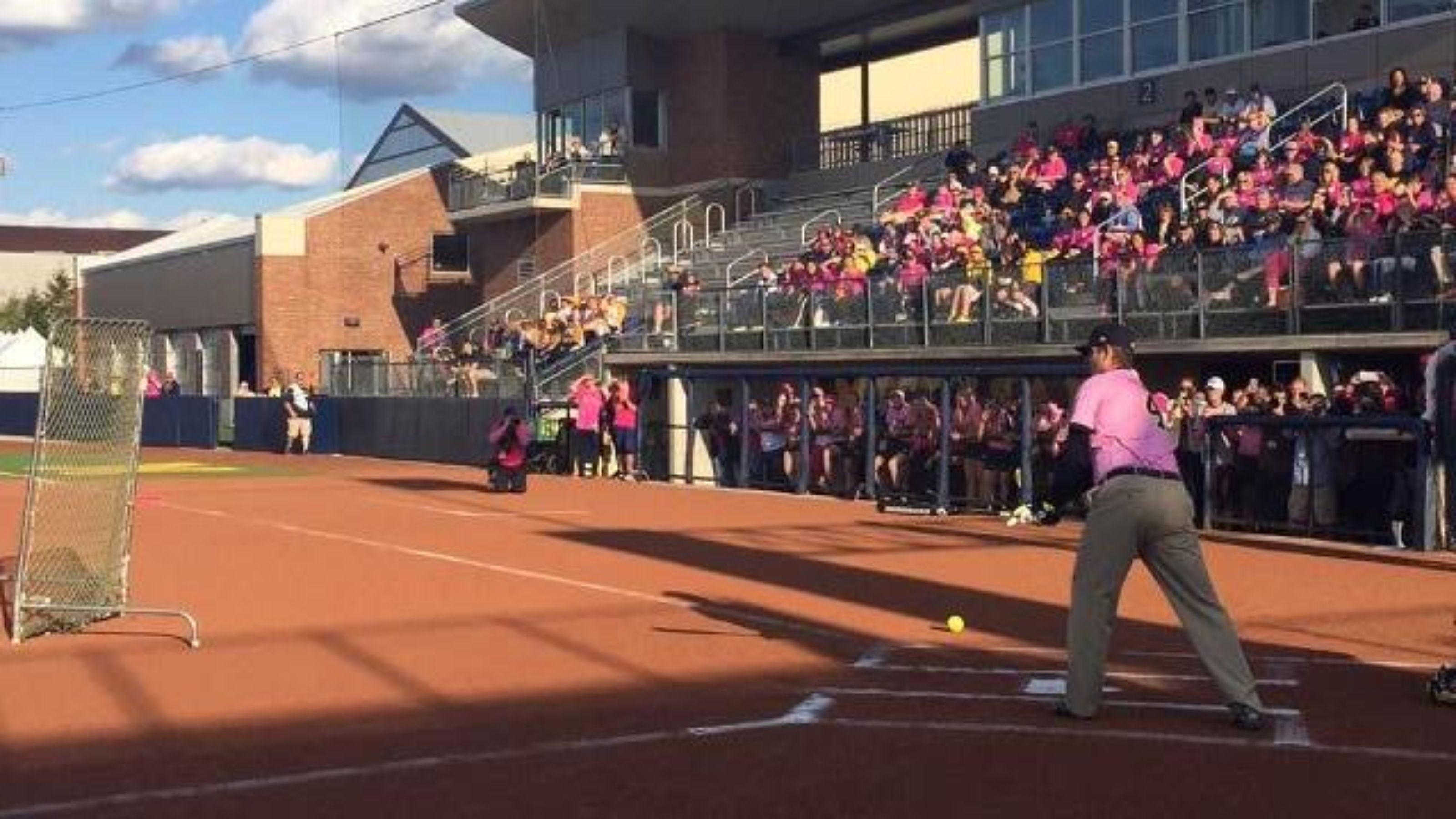 Watch: Jim Harbaugh vs. Rick Leach in HR derby