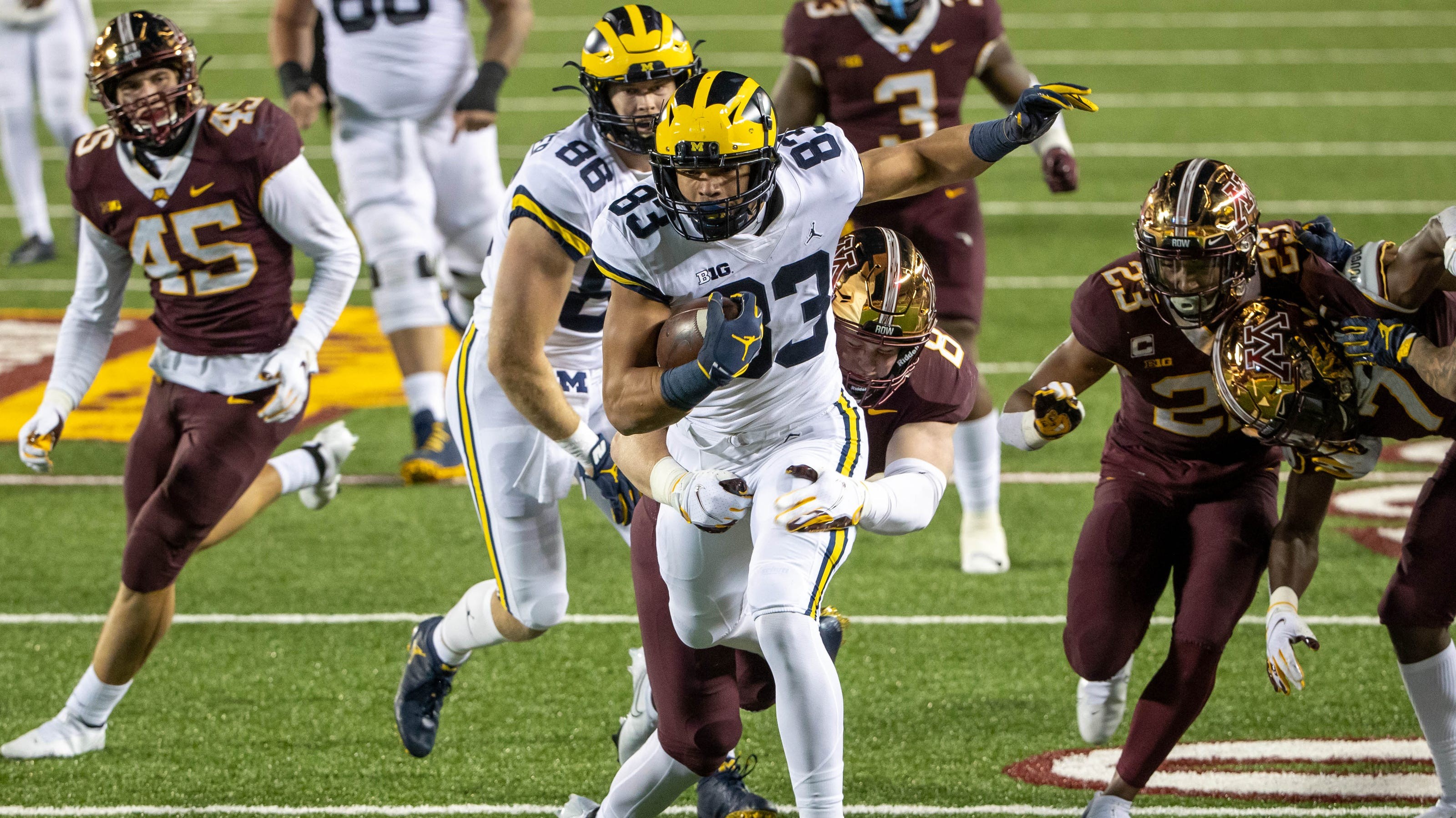 Why Erick All's stunning drop didn't faze Michigan's Jim Harbaugh: 'I ...