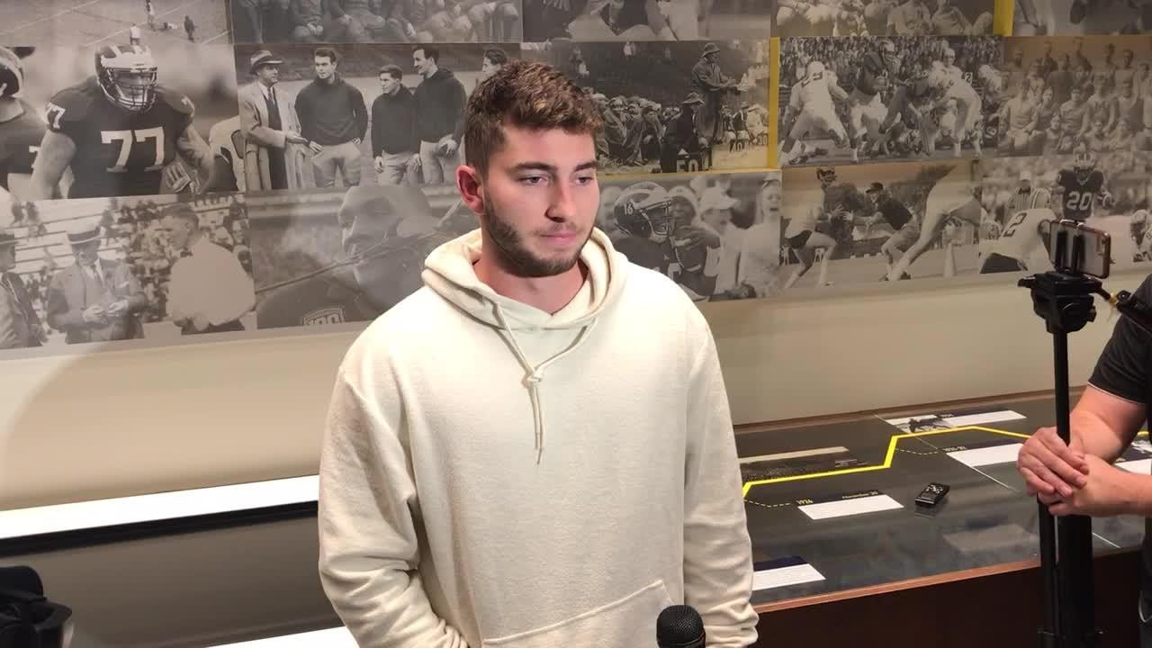 Michigan QB Shea Patterson gets first taste of Michigan State rivalry