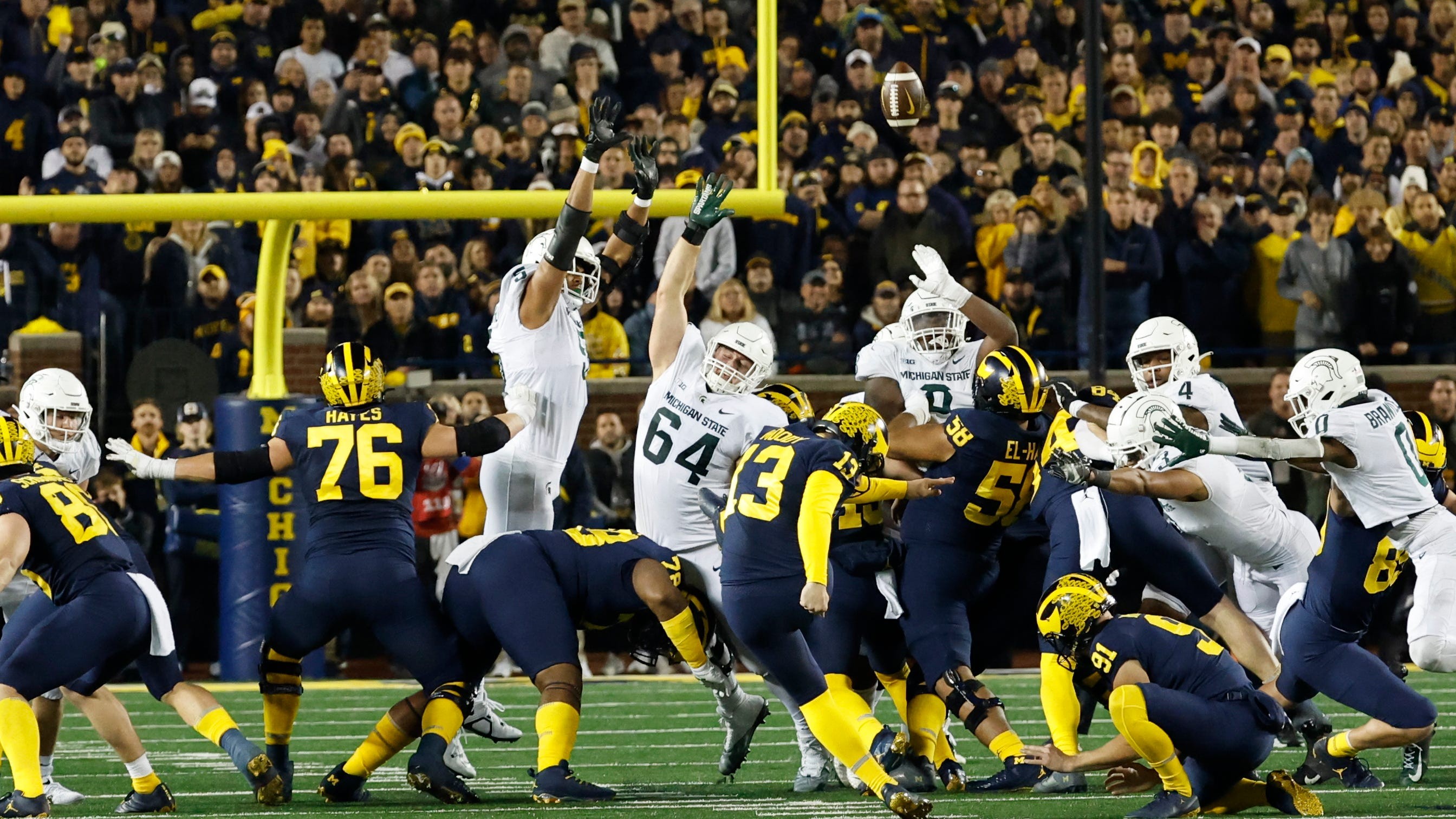 Michigan, Michigan State football players get in physical altercation ...