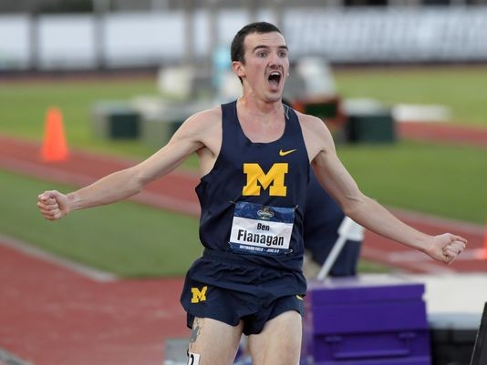 Michigan runner asks 'Where's my mom?' after NCAA title win, goes viral