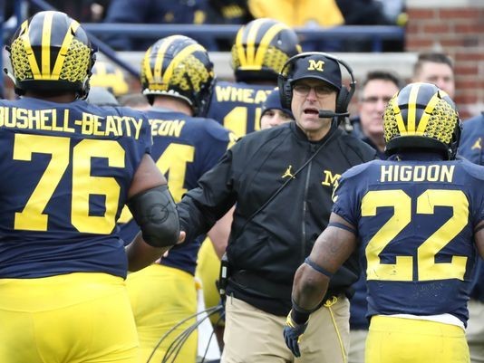 Michigan practicing at HS of 5-star OT Nicholas Petit-Frere for Outback ...