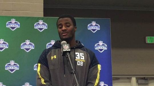 Former Michigan CB Jeremy Clark stands out despite ACL injury