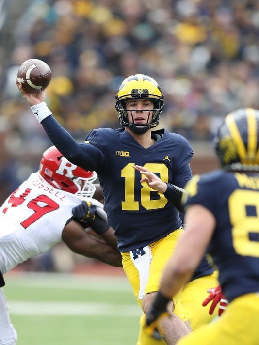 Brandon Peters will 'likely' start at QB for Michigan vs. Minnesota