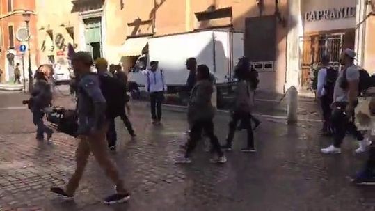 Day 2 in Rome: Michigan football at the Colosseum