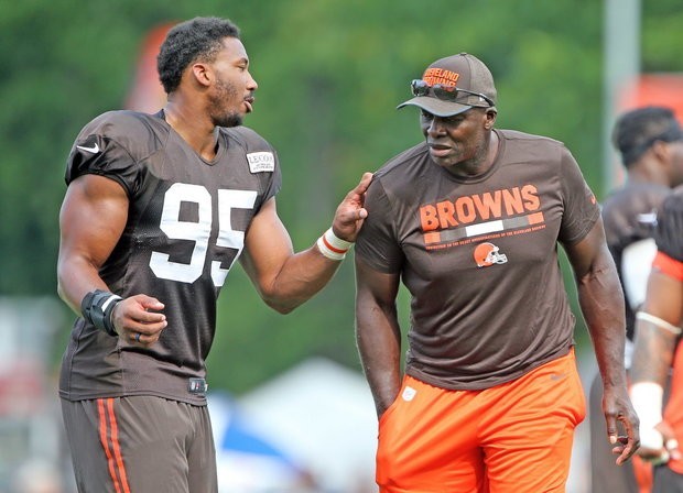 Joe Thomas: Myles Garrett is the 'total package' and can be elite like ...