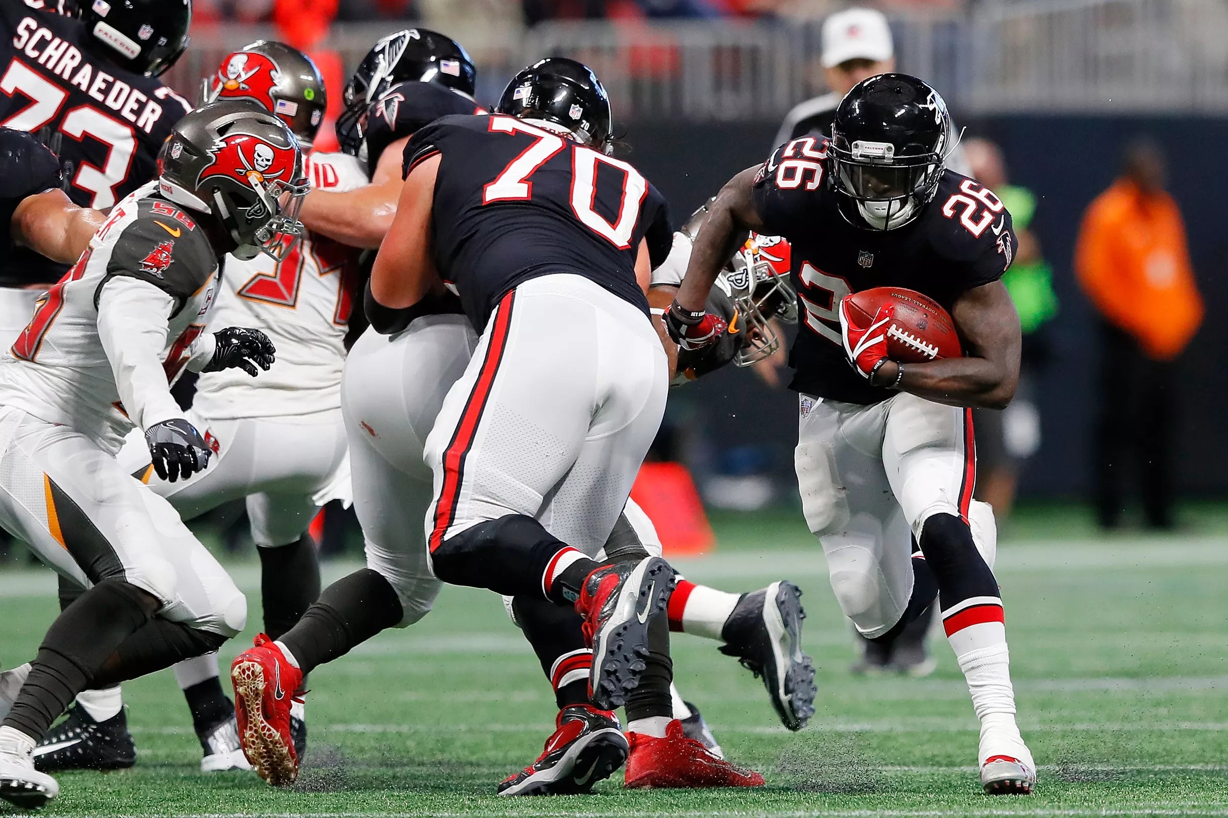 The Falcons will lead the all-time series against the Buccaneers again ...