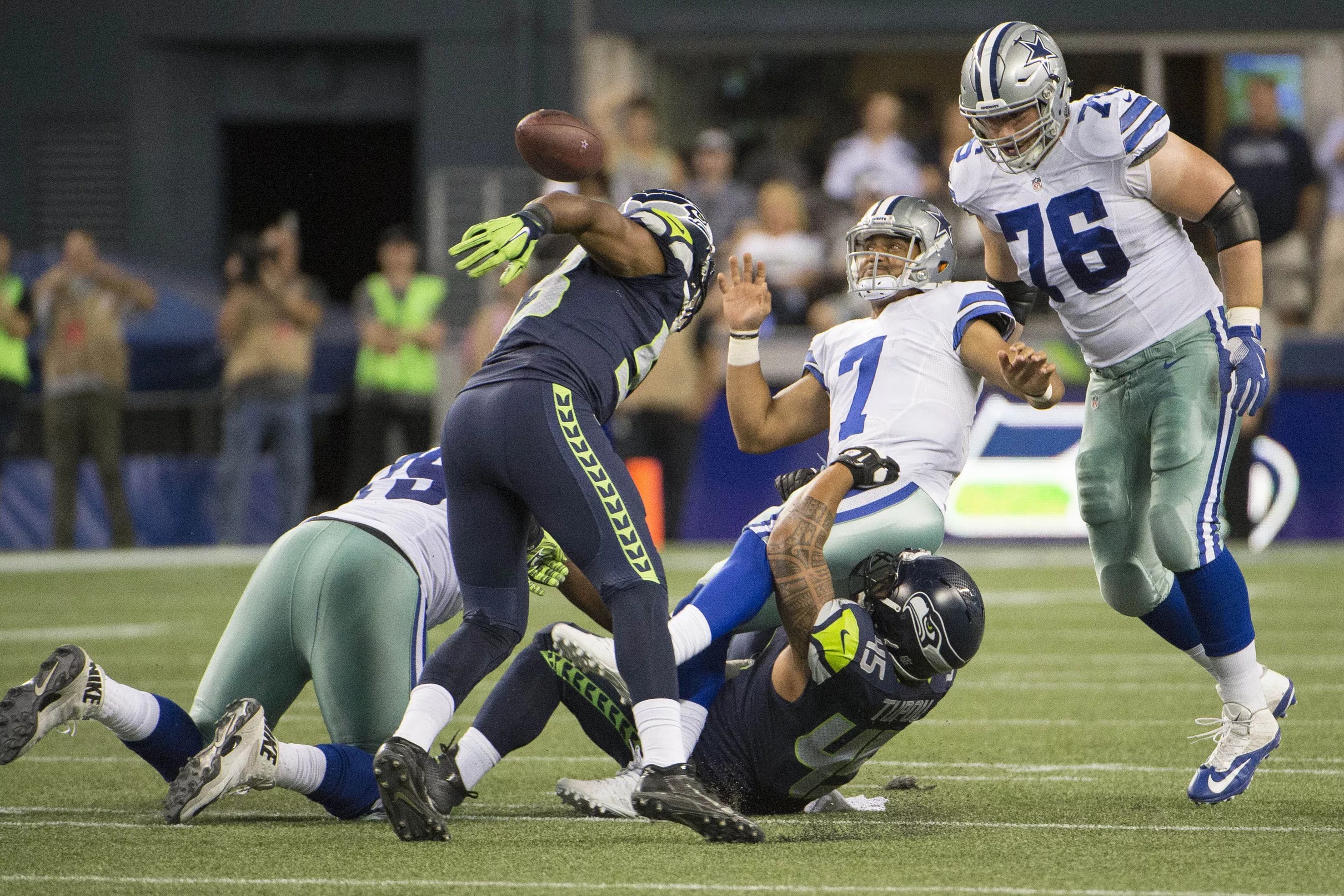 The young defensive tackle joins the rotation for the Falcons.