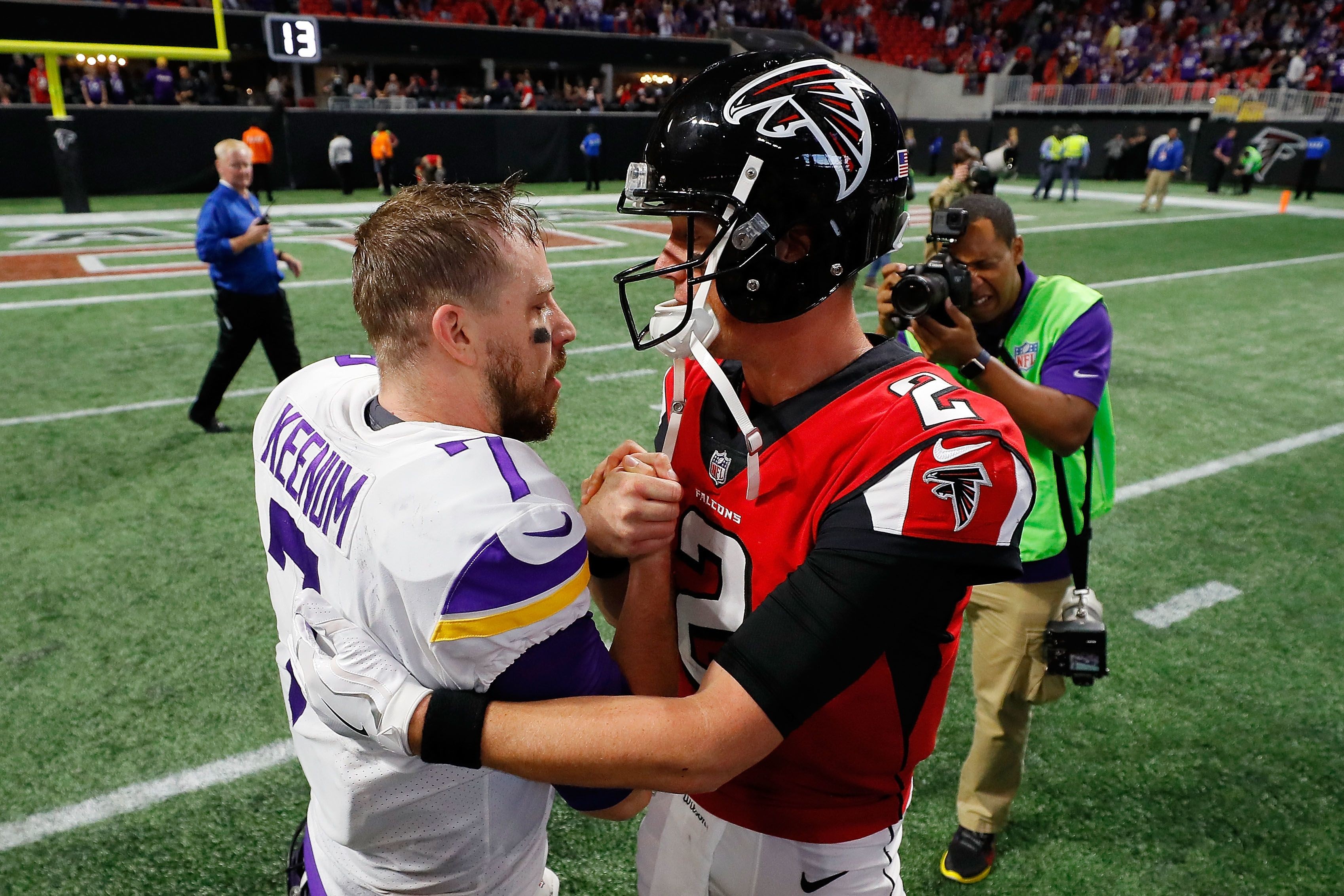 Atlanta Falcons win streak snapped against the Vikings