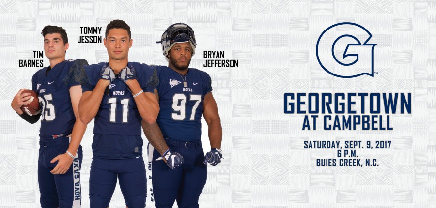 Georgetown Set to Open 2017 Season at Campbell