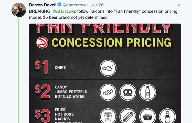 Media and Fans Celebrate Fan Friendly Concession Pricing