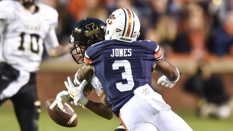 Football. Jonathan Jones leaving with fond memories of Auburn