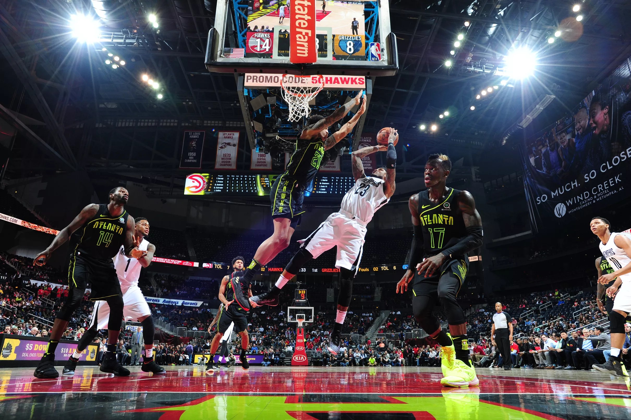 Atlanta drags Memphis in 108-82 blowout
