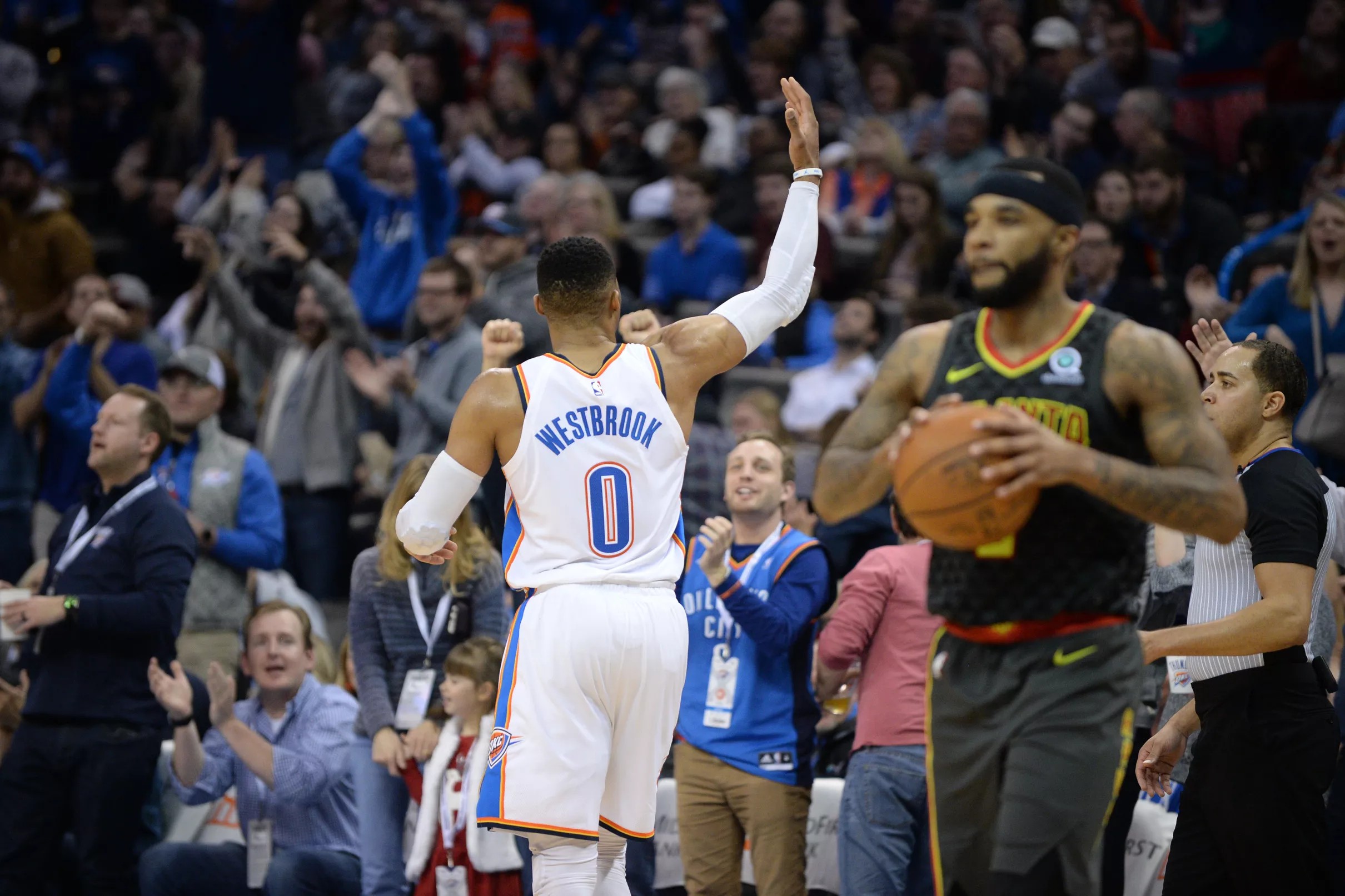 Russell Westbrook game-winner quells gallant Hawks effort