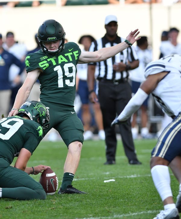 Michigan State kicker Jack Stone entering transfer portal