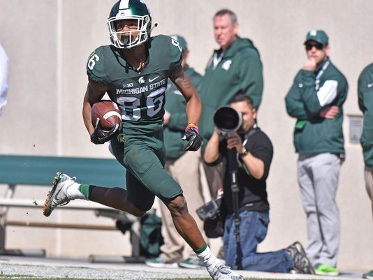 Young MSU receivers show confidence catching on