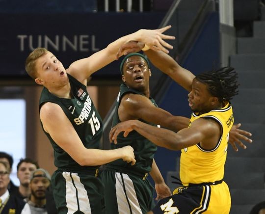 Michigan State freshman Kithier seizes quality minutes in Ward's absence